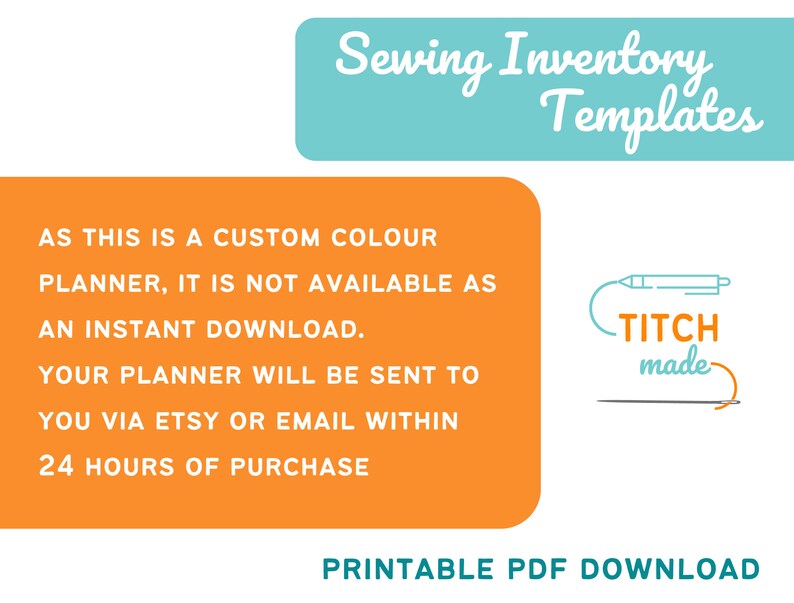 Sewing Inventory Fabric Inventory Sewing Organiser - Etsy