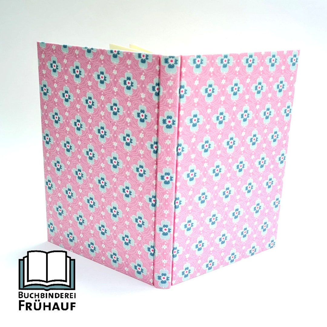 Recipe Book Cookbook Pink Flowers - Etsy