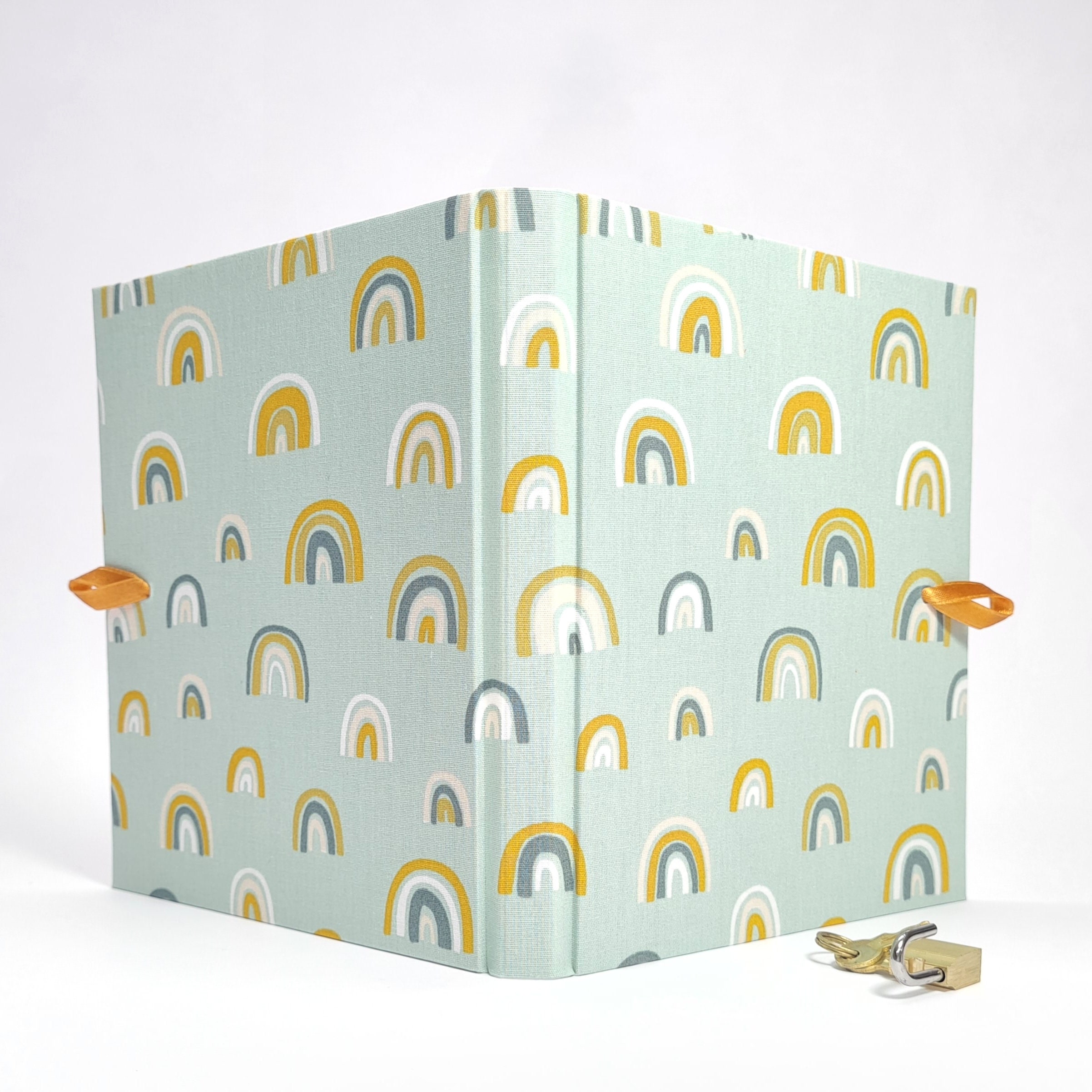 Diary With Lock Lockable Diary Rainbow - Etsy