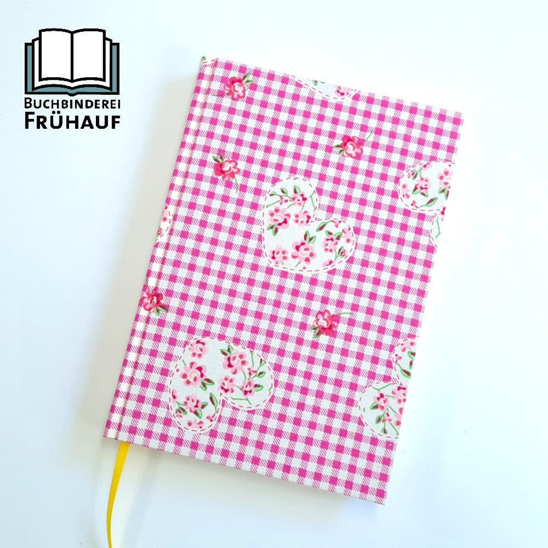 5-year Calendar DIN A5 Pink-pink Checkered Hearts - Etsy