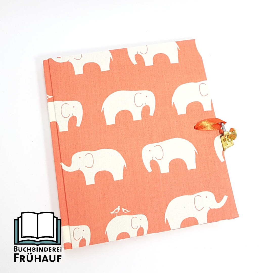 Diary With Lock Lockable Diary Elephants - Etsy