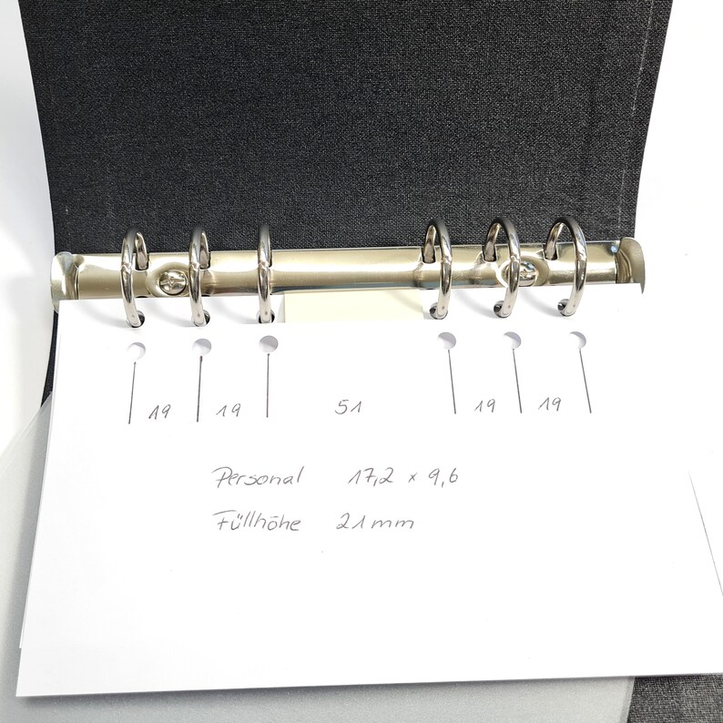 Personal Ring Binder Budget Binder Organizer 6 Rings Broken Glass - Etsy