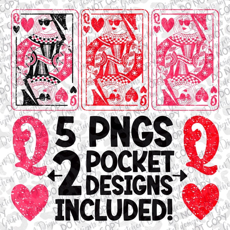 Queen Valentine Card Png - Etsy