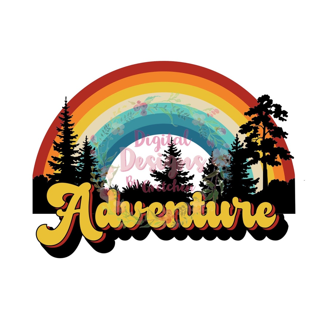 Adventure PNG Digital Download Forest Silhouette - Etsy