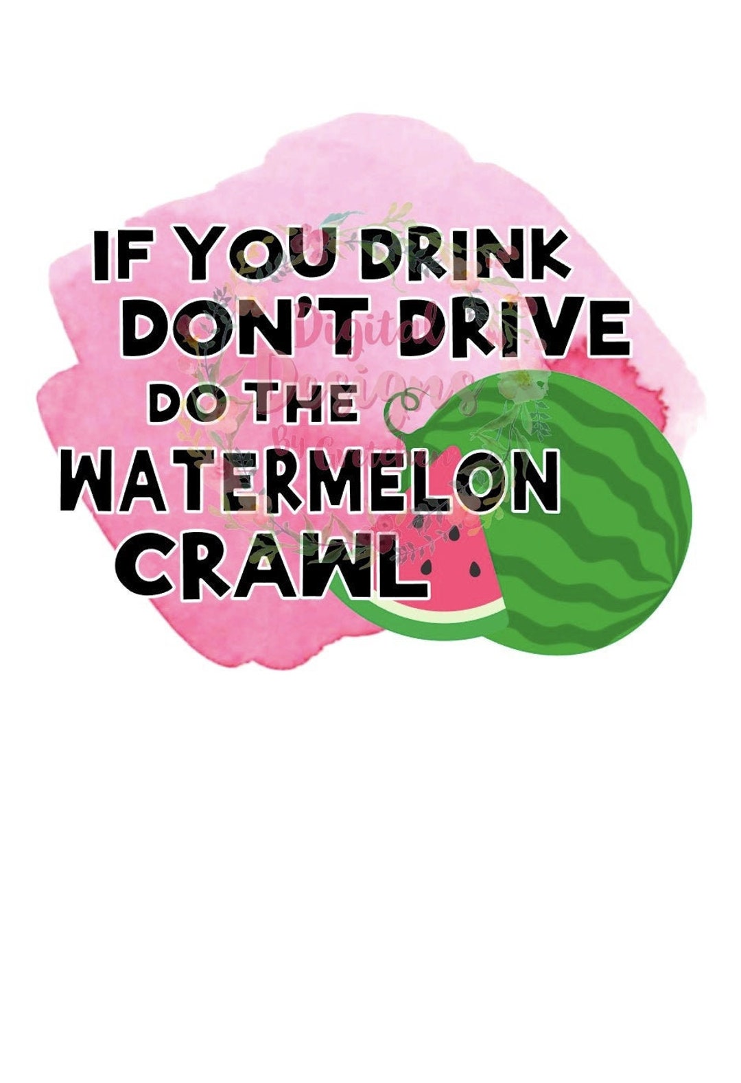 Watermelon Crawl PNG Digital Download - Etsy