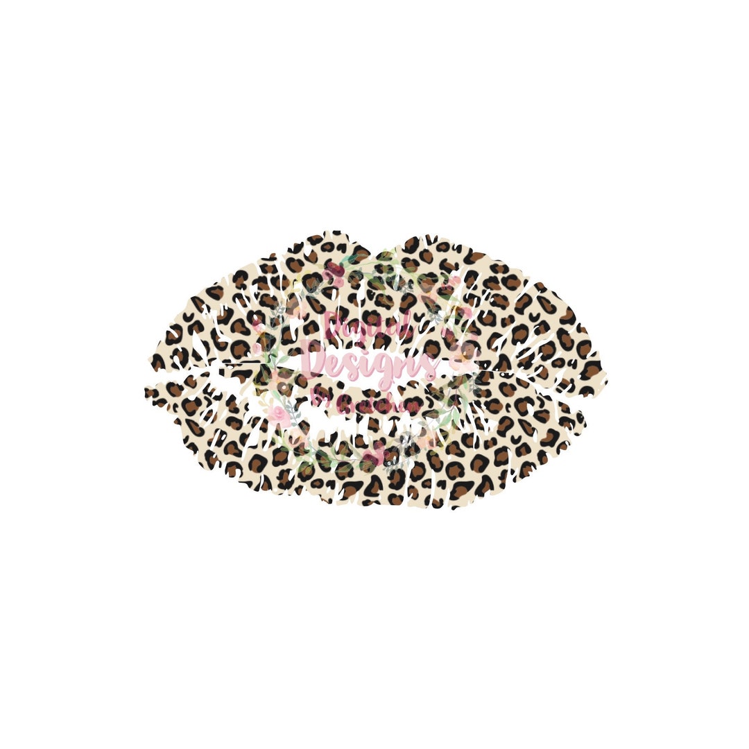 Leopard Lips PNG Digital Download - Etsy