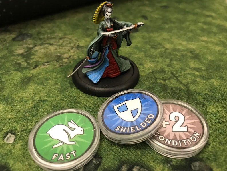 Malifaux Compatible Token Set - All Conditions, Markers & Templates ...