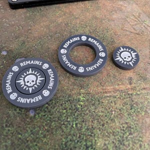 Malifaux 4e Conditions Token Set - Double Sided With or Without Case ...