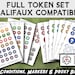 Malifaux Compatible Token Set All Conditions, Markers & Templates ...