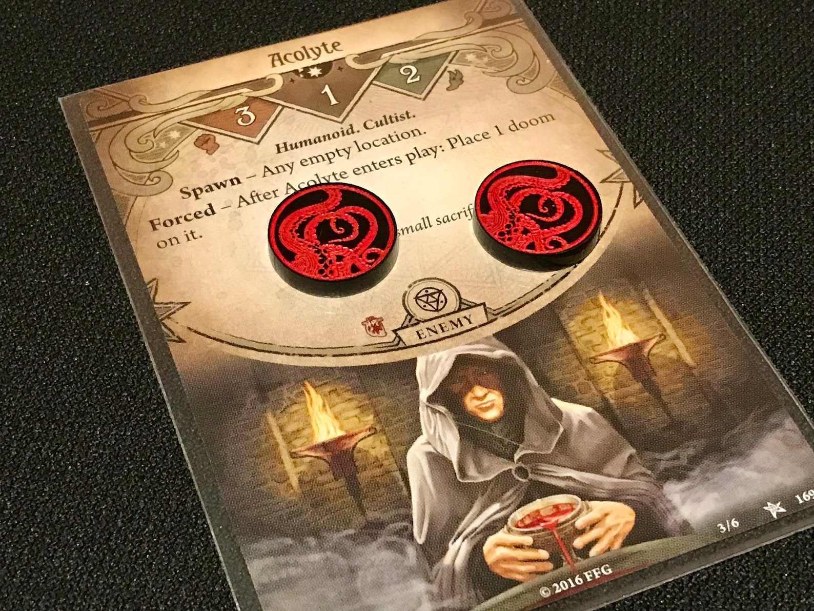 15 X Doom Tokens for Arkham Horror LCG 100% Unofficial Fan - Etsy UK
