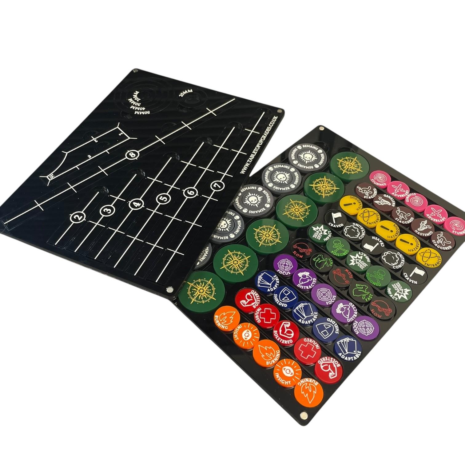 Malifaux 4e Conditions Token Set - Double Sided With or Without Case ...