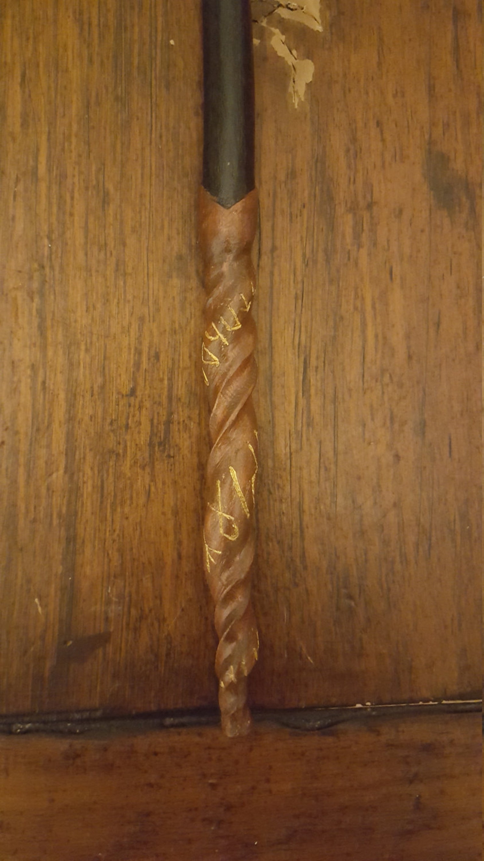 Spiral Rune Wood Wand - Etsy