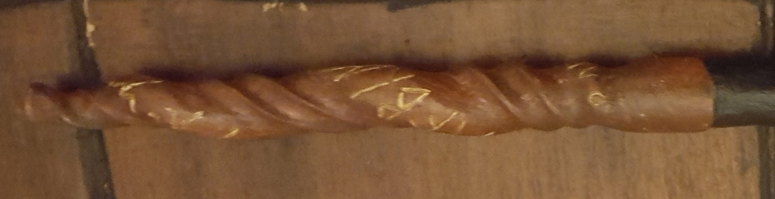 Spiral Rune Wood Wand - Etsy