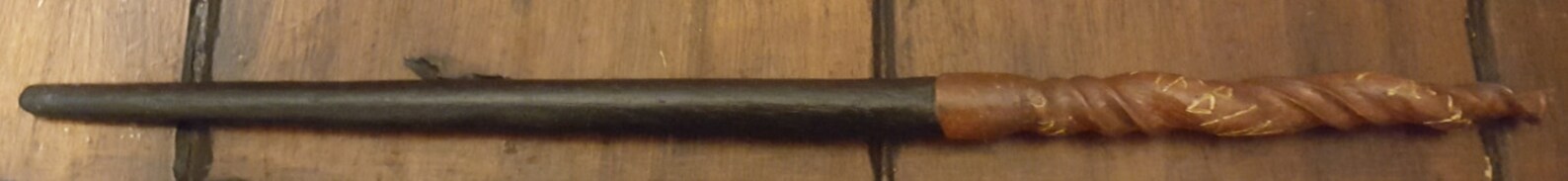 Spiral Rune Wood Wand - Etsy