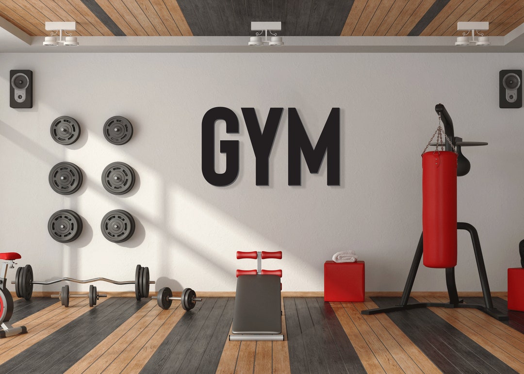 Letras de pared gym letras dimensionales de PVC letras de 12 - Etsy México