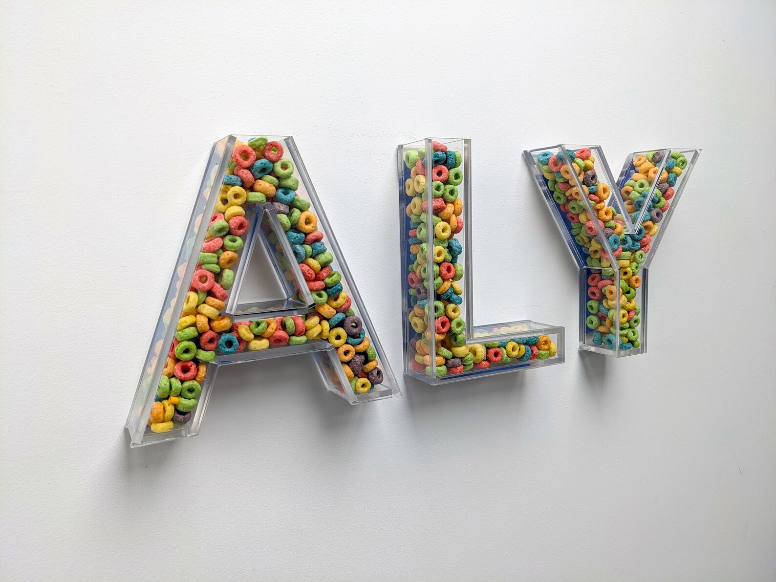 Fillable Acrylic Letters Wall Hanging Bedroom Decor - Etsy