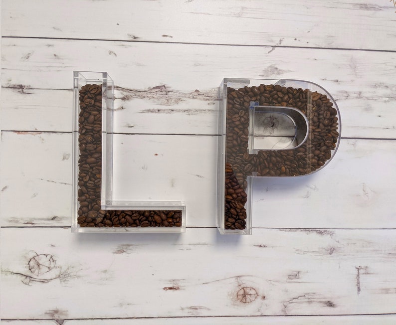 Fillable Acrylic Letters Wall Hanging Bedroom Decor - Etsy