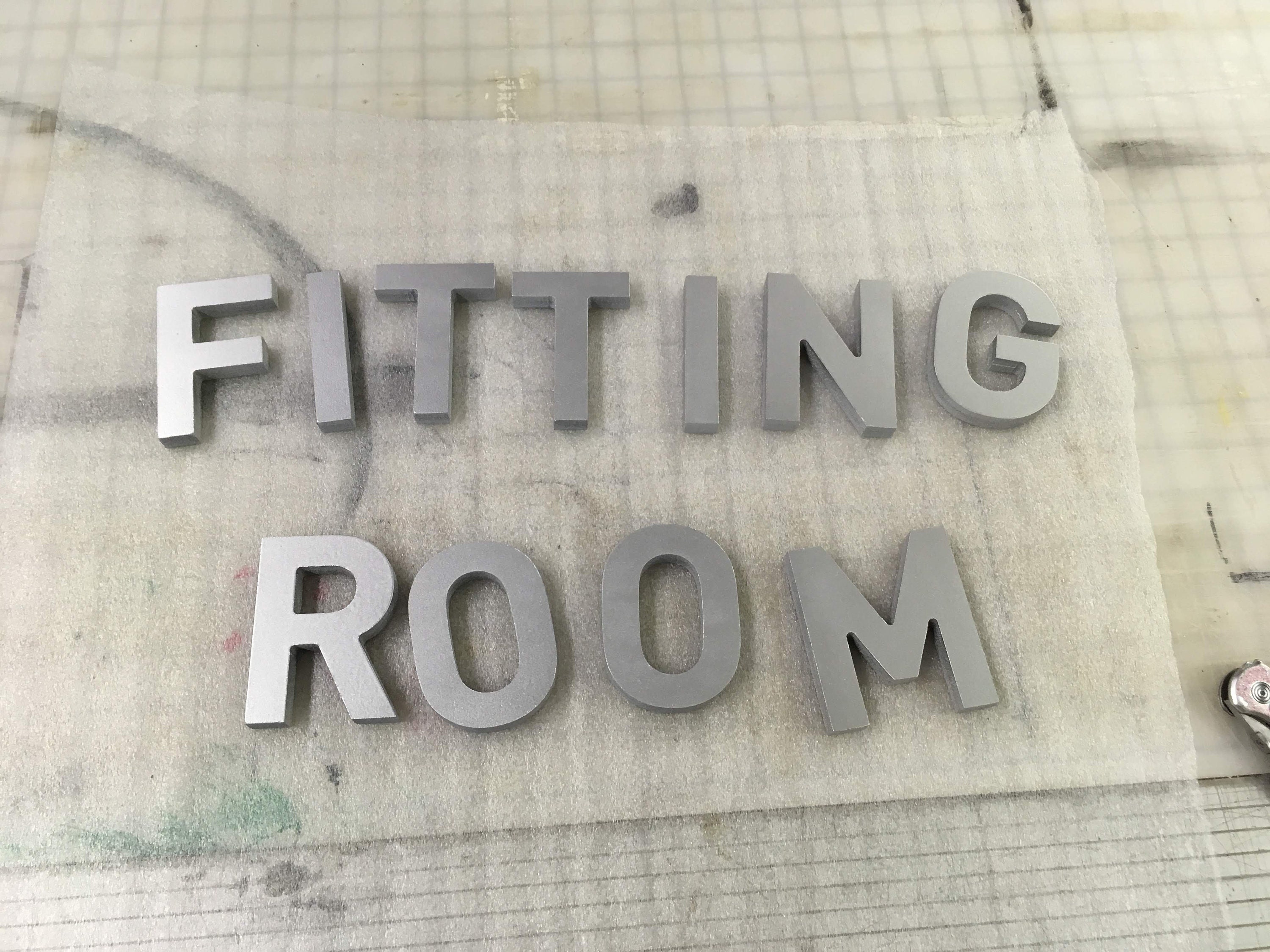 Letras de pared gym letras dimensionales de PVC letras de 12 - Etsy México