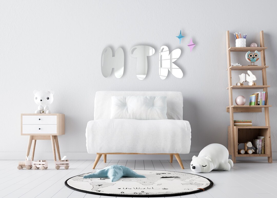 Mirrored Letters, Bubble Letters, Lucite Bubble Letters, Mirror Bubble ...