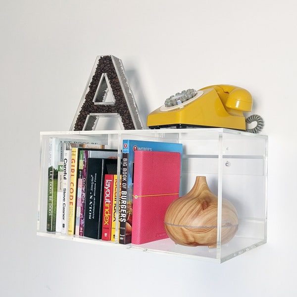 Acrylic Bookshelf - Etsy