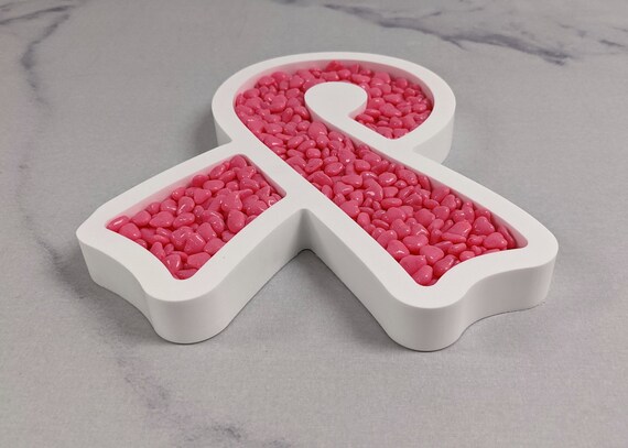 Breast Cancer Awareness Candy Dish Breast Cancer Awareness - Etsy