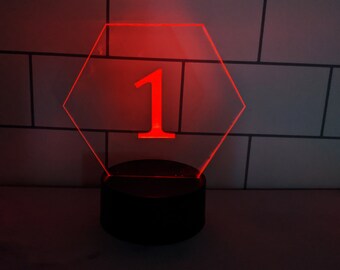 Led Table Numbers - Etsy