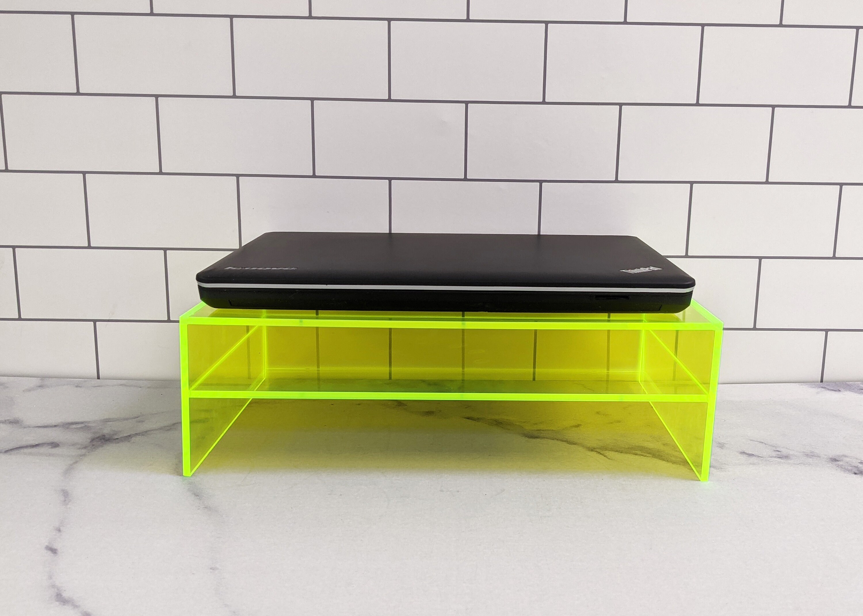 Desk Organizer Acrylic Laptop Stand Fluorescent Acrylic | Etsy