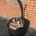 CRESCENT MOON Fire-pit With Removable BBQ Shelf - Etsy