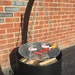 CRESCENT MOON Fire-pit With Removable BBQ Shelf - Etsy