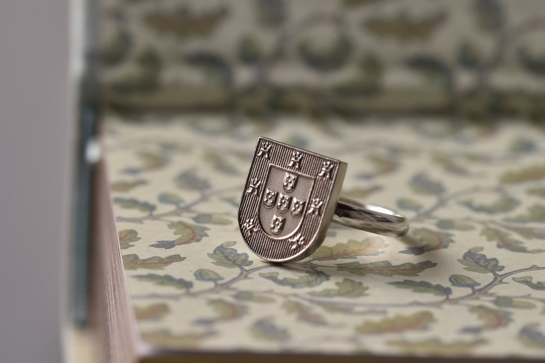 Portugal Coat of Arms Ring. Made From a Portuguese Coin. - Etsy