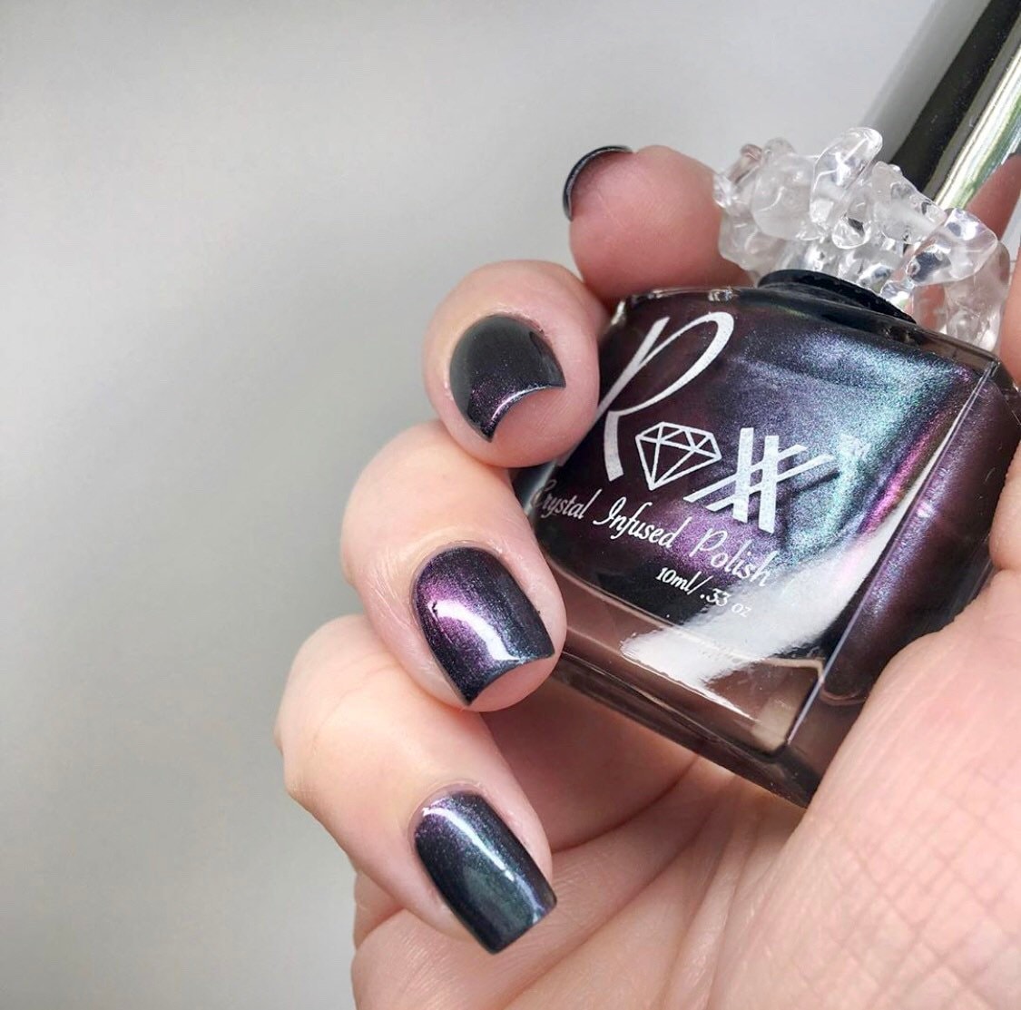 Labradorite Crystal Infused Nail Polish Self Discovery - Etsy