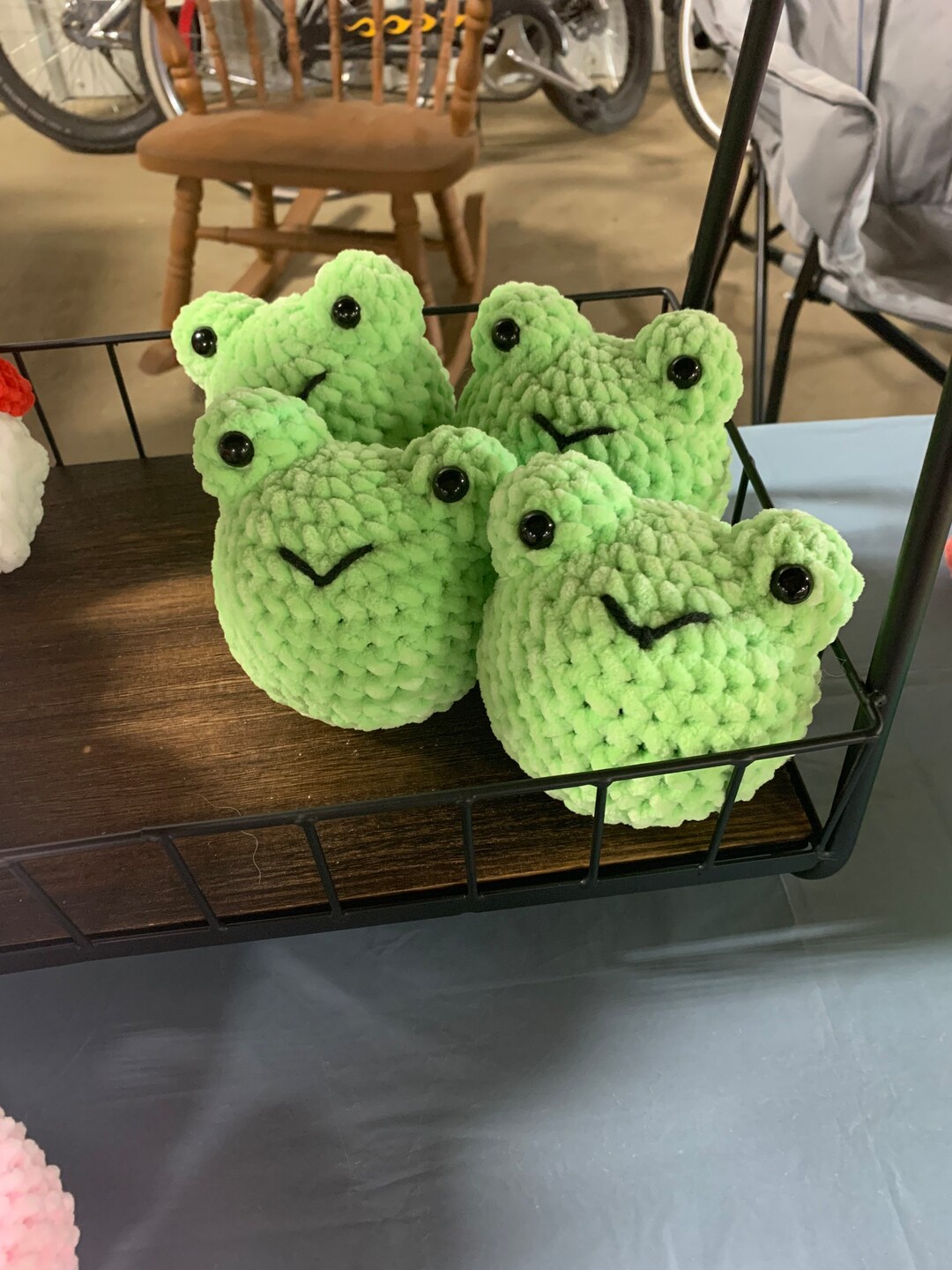 Handmade Amigurumi Chonky Frog - Etsy