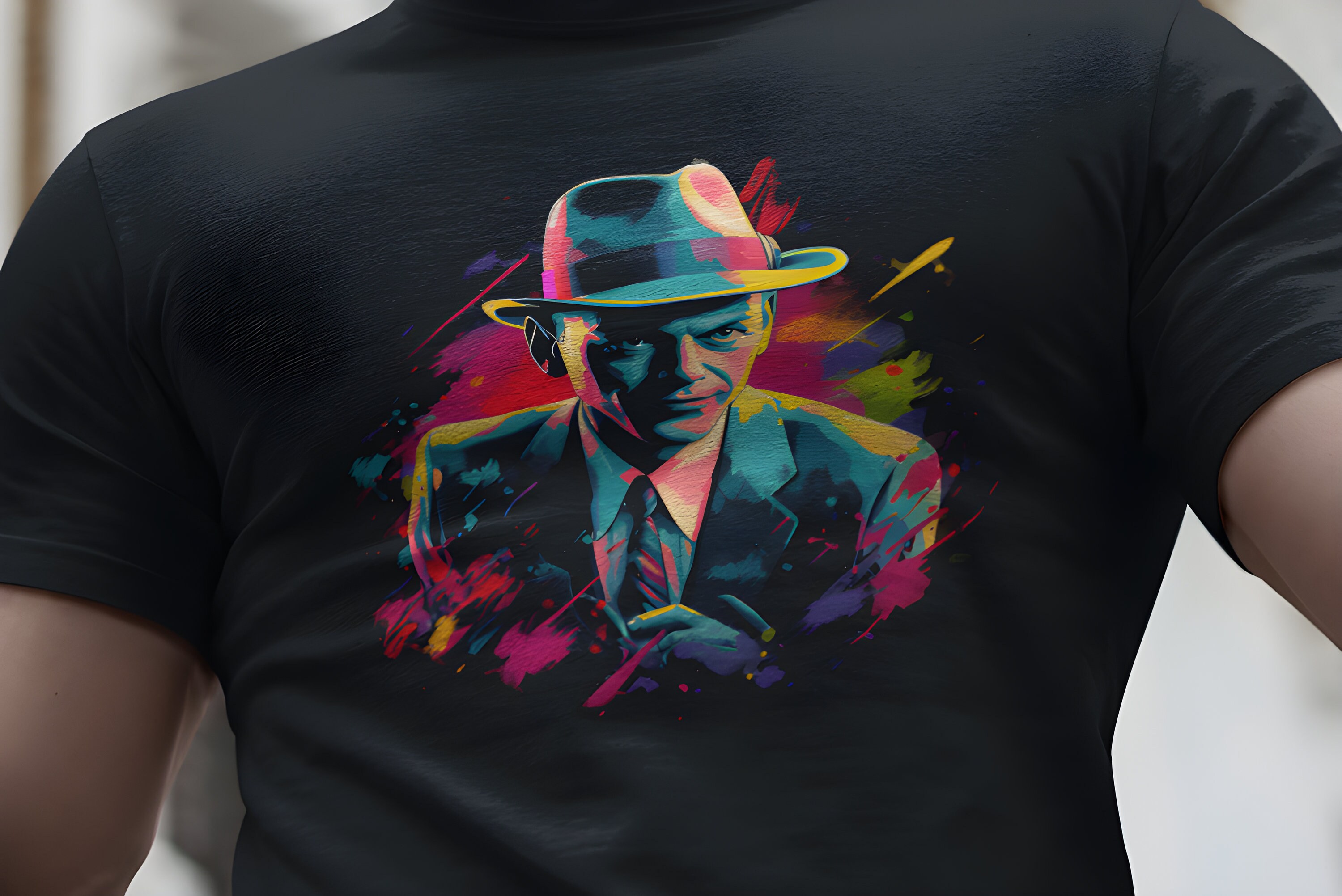 Frank Sinatra Tshirt, Ol' Blue Eyes T-shirt, Graphic Design Shirt, Rat ...