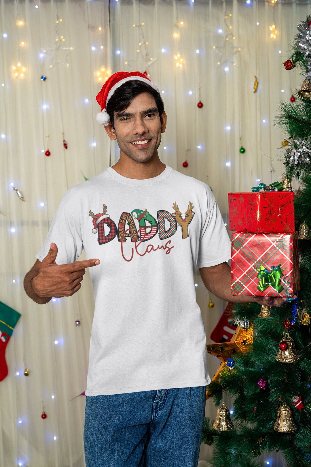 Daddy Clause Shirt, Daddy Christmas T-shirt, Dad Christmas Shirt, Gift ...