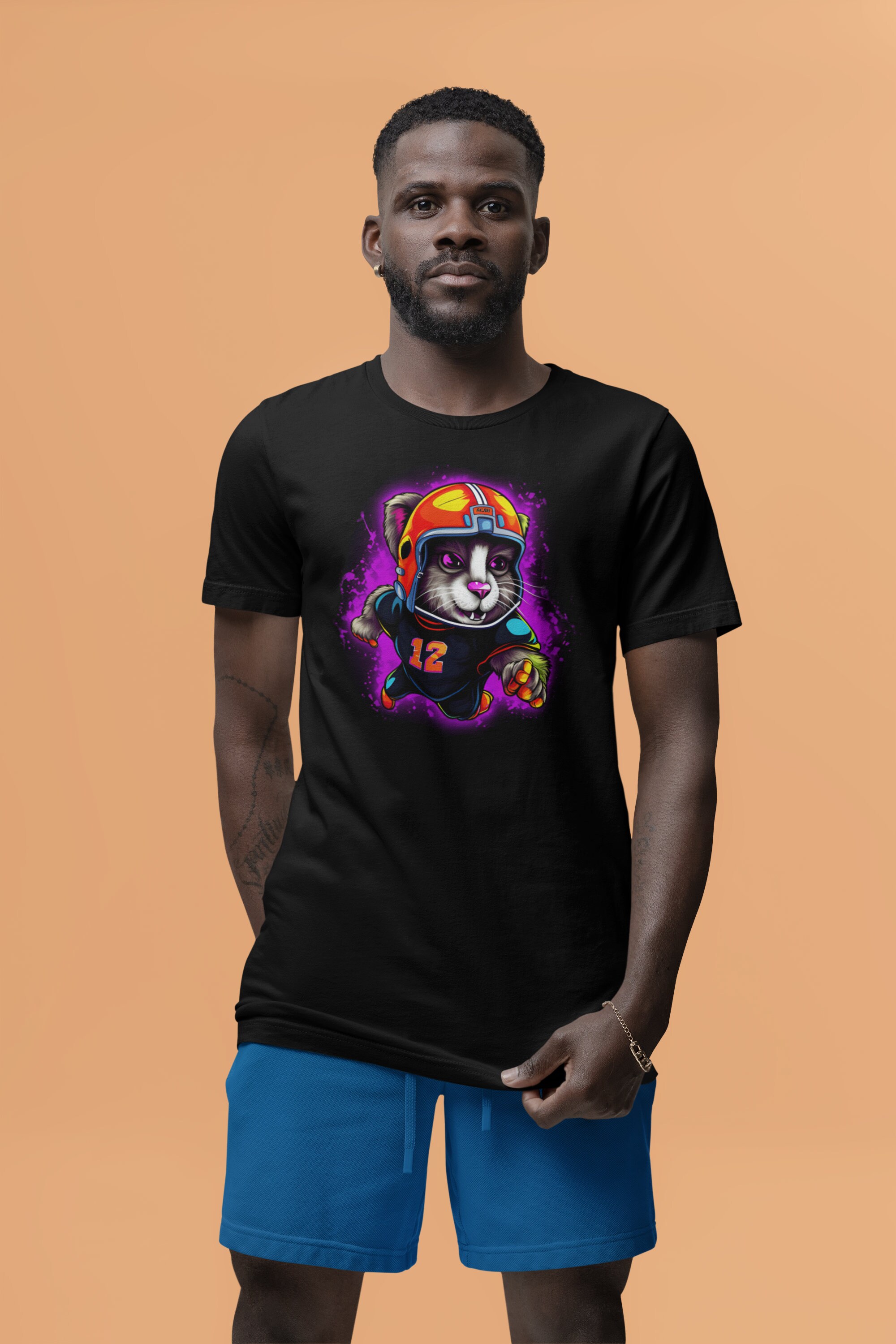 Midjourney Hamster Shirt, Funny Hamster Tshirt, Space Hamster T Shirt ...