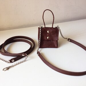 Mini Bag Leather, Mini Purse Bag, Leather Blue Bag, Little Purse Pouch ...