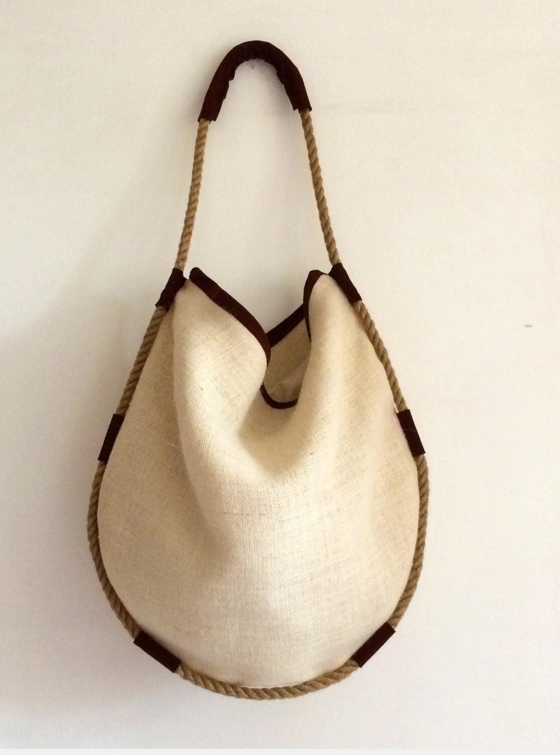 Large Jute Bag, Jute Handbag, Jute Purse, Minimal Bag, Womens Bags ...