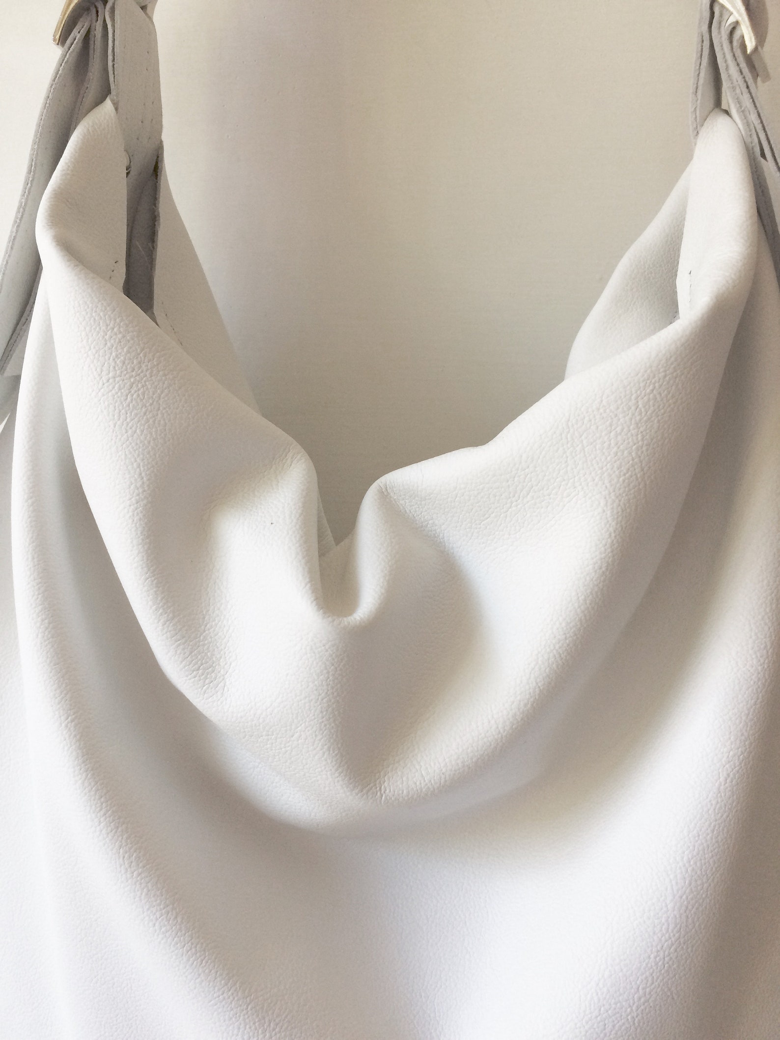 White Leather Bag, Soft Leather Purse, Genuine Leather Bag, Leather Bag ...