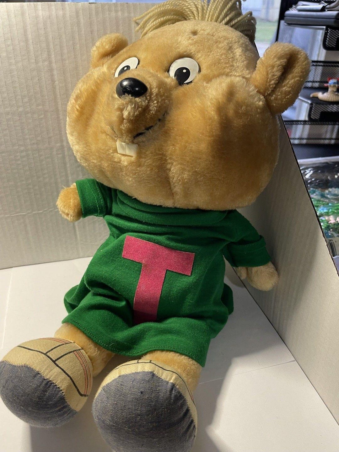 Vintage 1983 Alvin and the Chipmunks Talking Theodore Plush Doll 18 ...