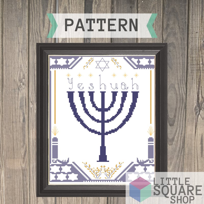 Jewish Cross Stitch - Etsy UK
