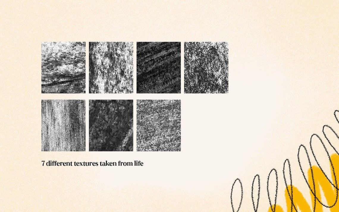 Crayon Texture Procreate Brushes - Wax, Pastel, Chalk and Pencil ...