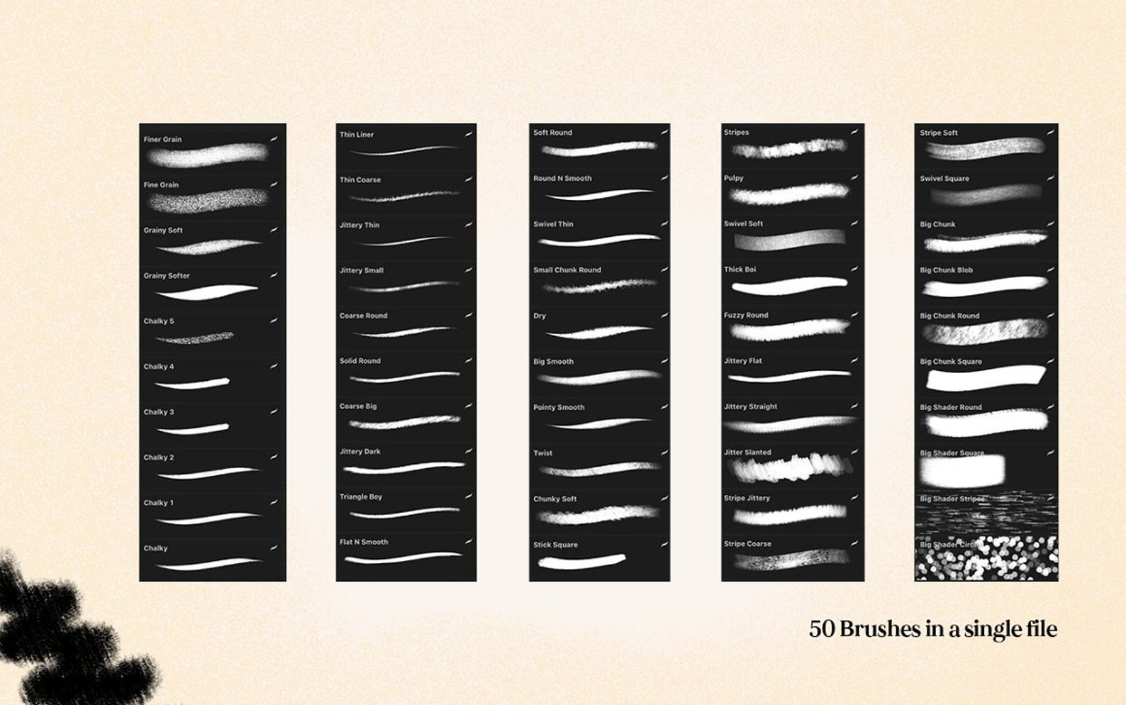 Crayon Texture Procreate Brushes - Wax, Pastel, Chalk and Pencil ...