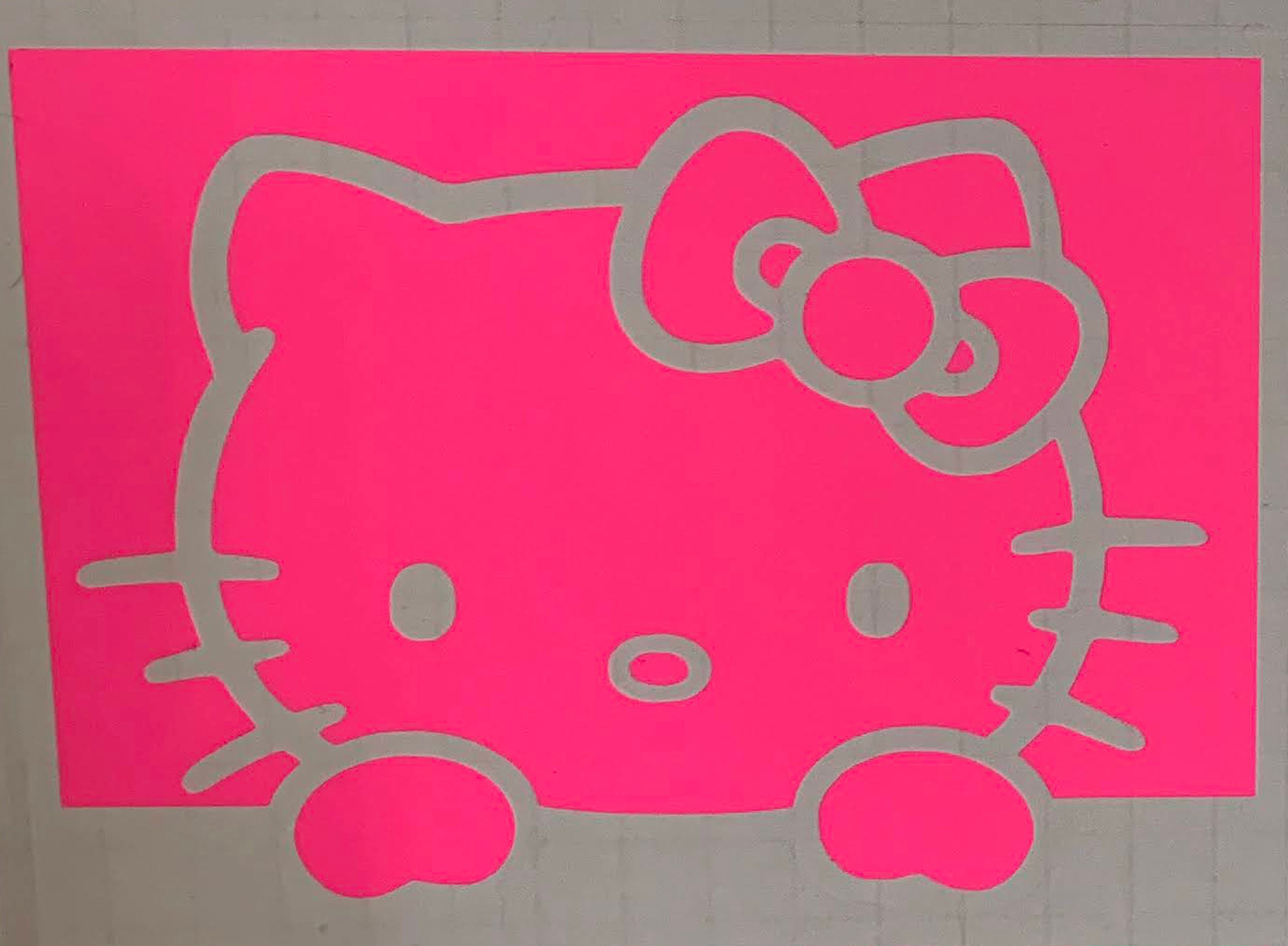 Hello Kitty Inspired Vinyl Decal - Etsy