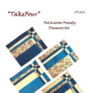 Take Four Placemat Pattern by Something Sew Fine Quilt Design CF224 ...