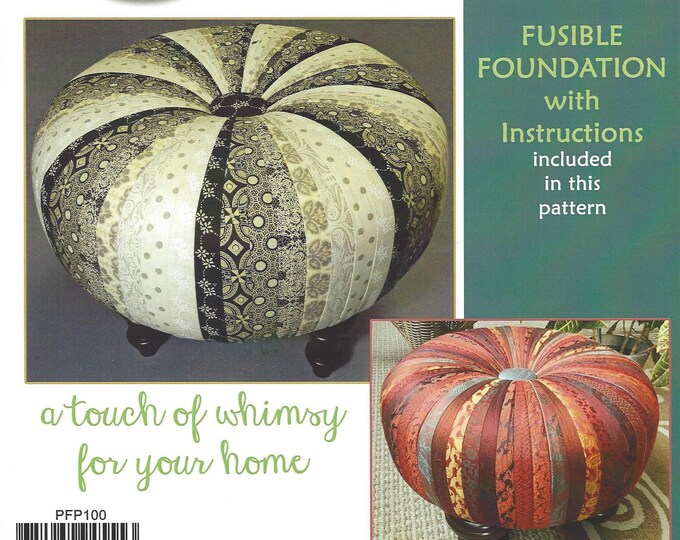 Original Pieced 18" Tuffet Pattern With Fusible Foundation by Tuffet ...