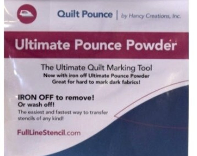 Ultimate White Quilt Pounce Powder Pad Iron Off - Etsy