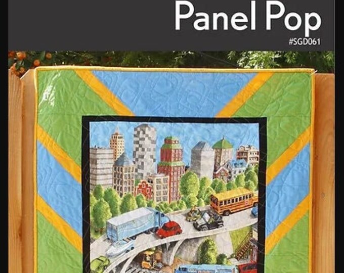 Panel Pop Quilt Pattern by Swirly Girls SGD061 *domestic 1st Class ...