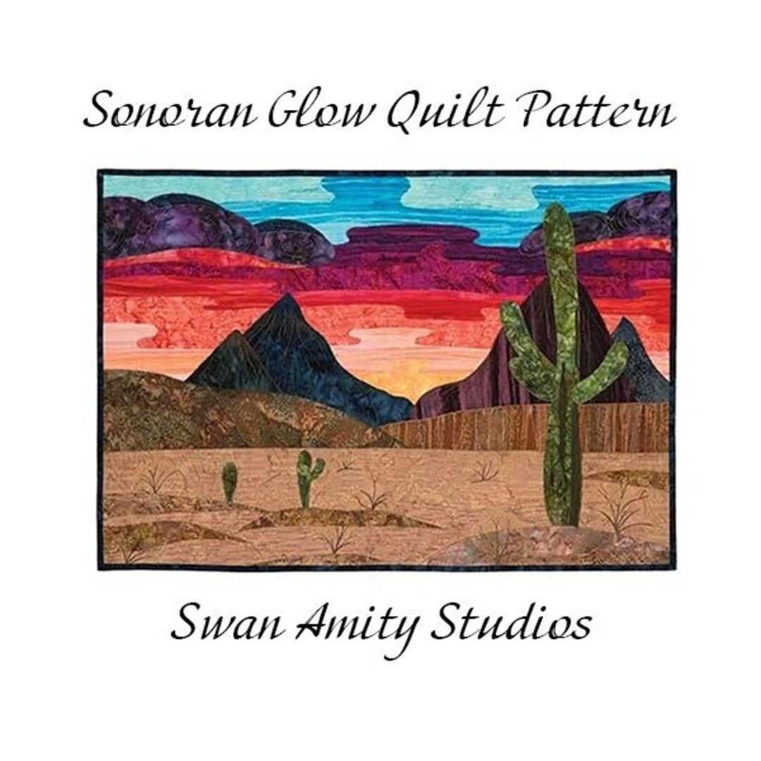 Sonoran Glow Quilt Pattern by Swan Amity Studios domestic 1st Class ...