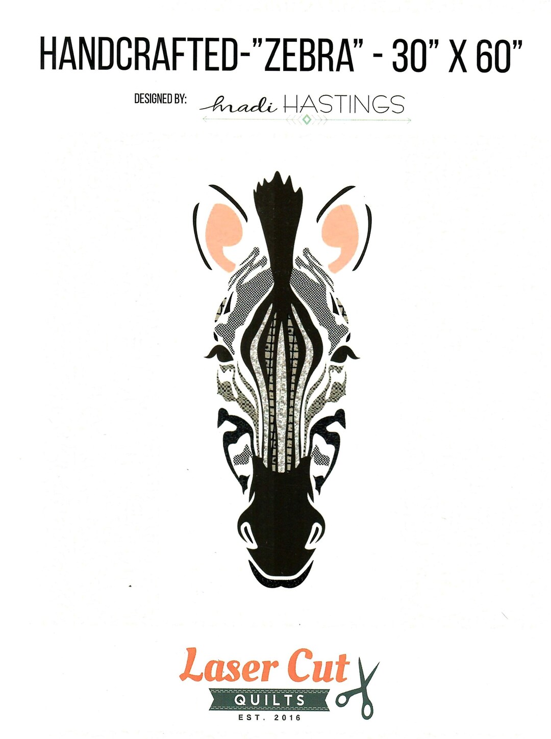 Zebra Laser Cut Kit by Laser Cut Quilts - Etsy