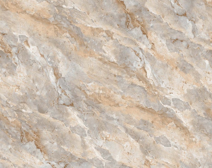 Windswept Stonehenge Marble in Medium Gray and Tan Fabric 24936-94 by Linda Ludovico for ...